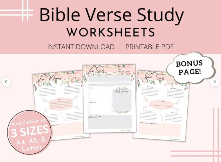 Bible Verse Mapping For Beginners (Plus Free Template)