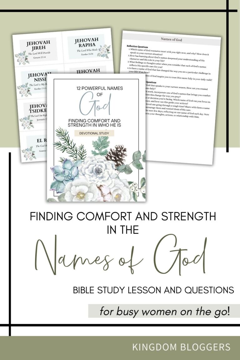 Names of God: Finding Comfort and Strength in Who He Is