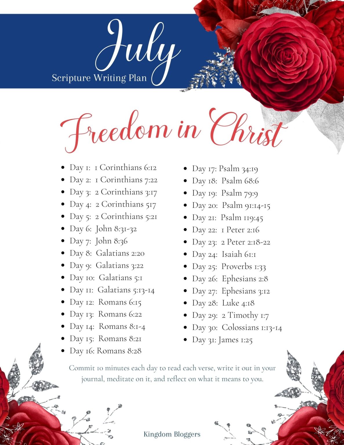 Scripture Writing Plans for the Whole Year - Kingdom Bloggers