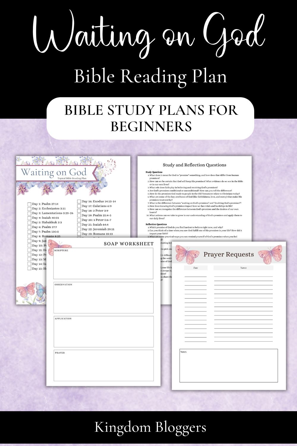 Waiting on God Bible Reading Plan